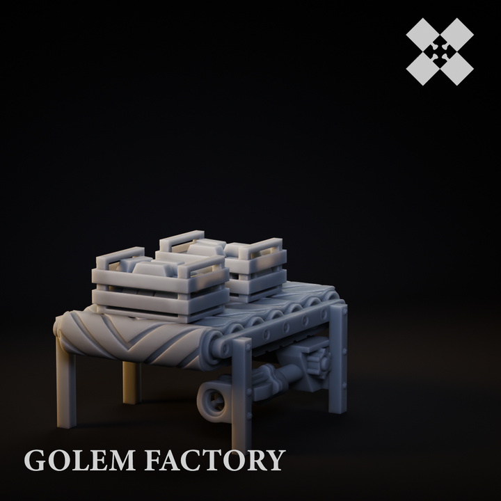 3D Printable Golem Factory Scatter by Tilesmith